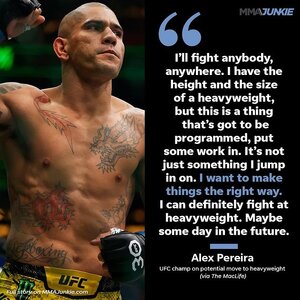 Media - Alex Pereira says he will only move up to heavyweight if done ...