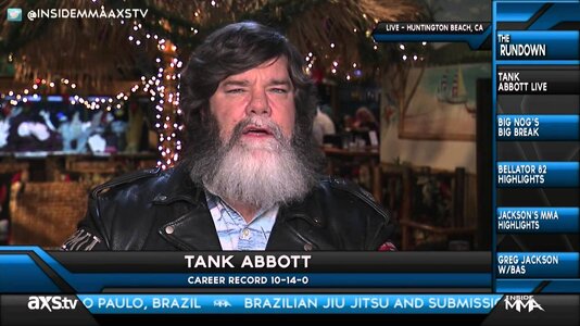 Tank Abbott unrecognizable. | Sherdog Forums | UFC, MMA & Boxing Discussion